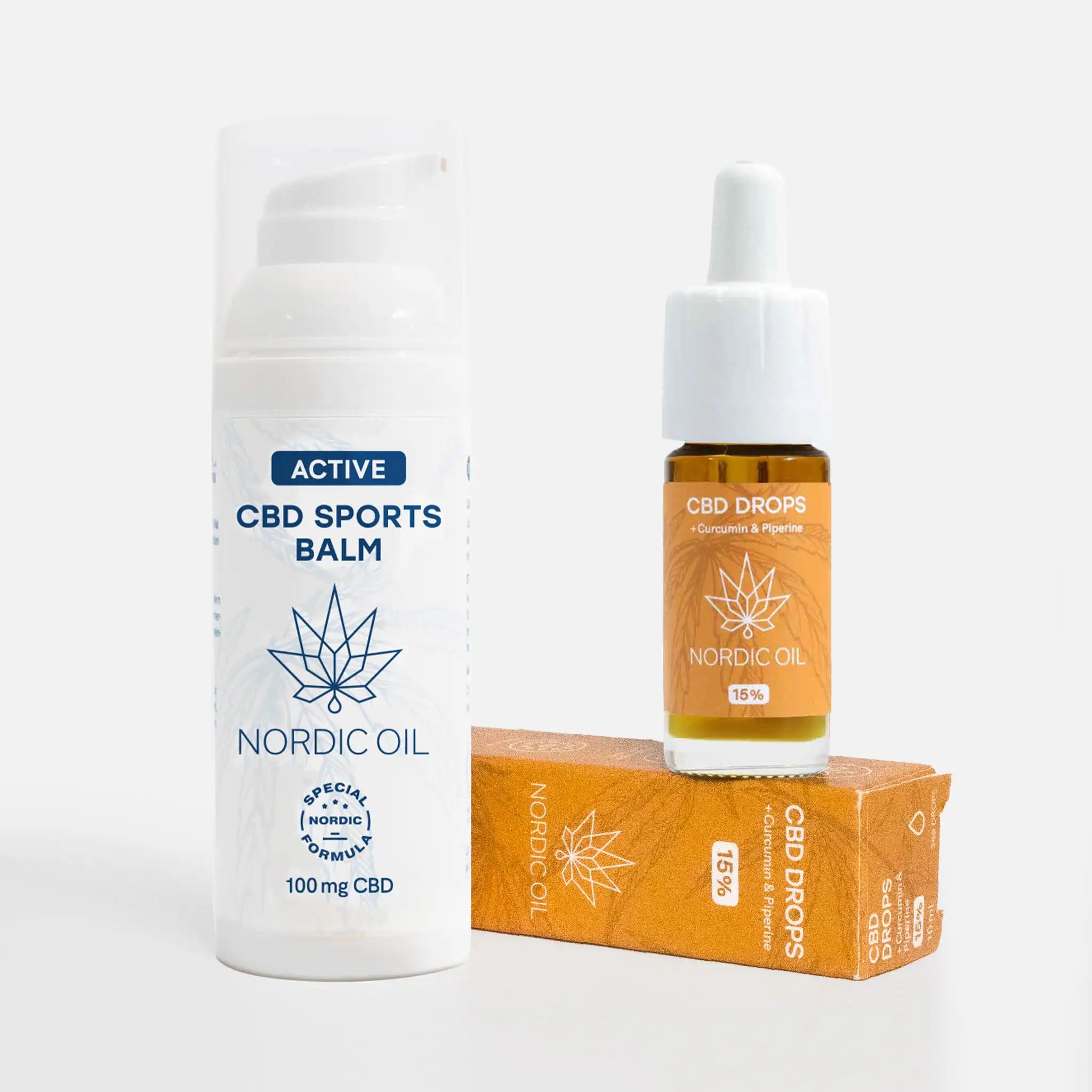 CBD Active Bundle | CBD Oil 15% + CBD Balm | Nordic Oil
