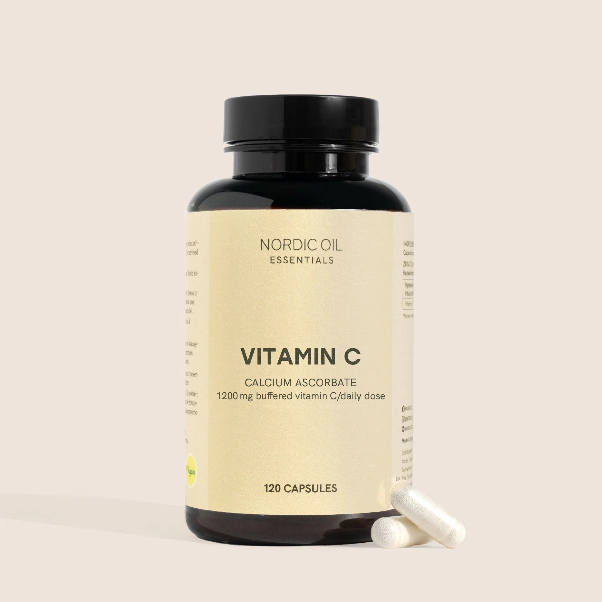 High Dose Vitamin C Capsules - Vitamin C from Calcium Ascorbate